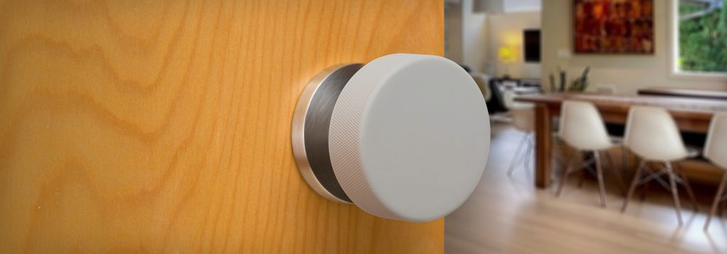 Modknobs Puck Door Knob- Full Set - ModKnobs - Modern Door Knobs